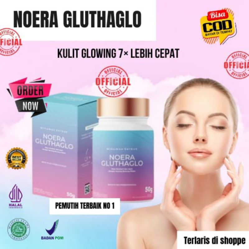 Jual Noera Glutaglo Collagen Pemutih Badan 10x Extra Whitening Booster ...