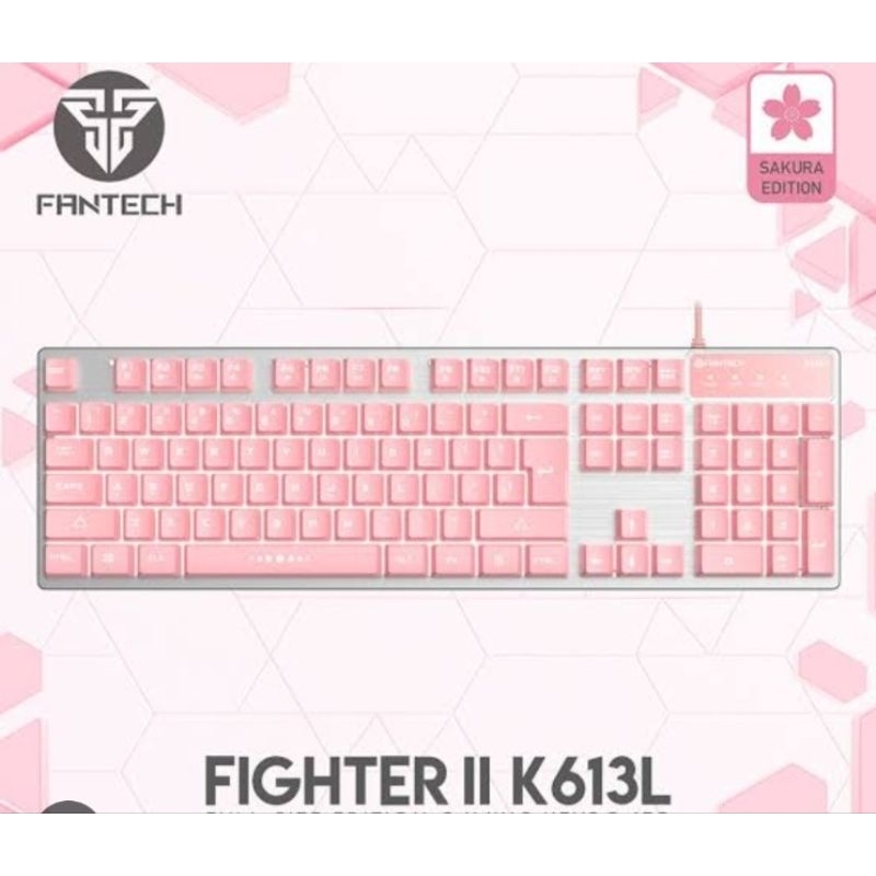 Jual [PRELOVED] KEYBOARD FANTECH FIGHTER K613 L SAKURA EDITION GAMING ...