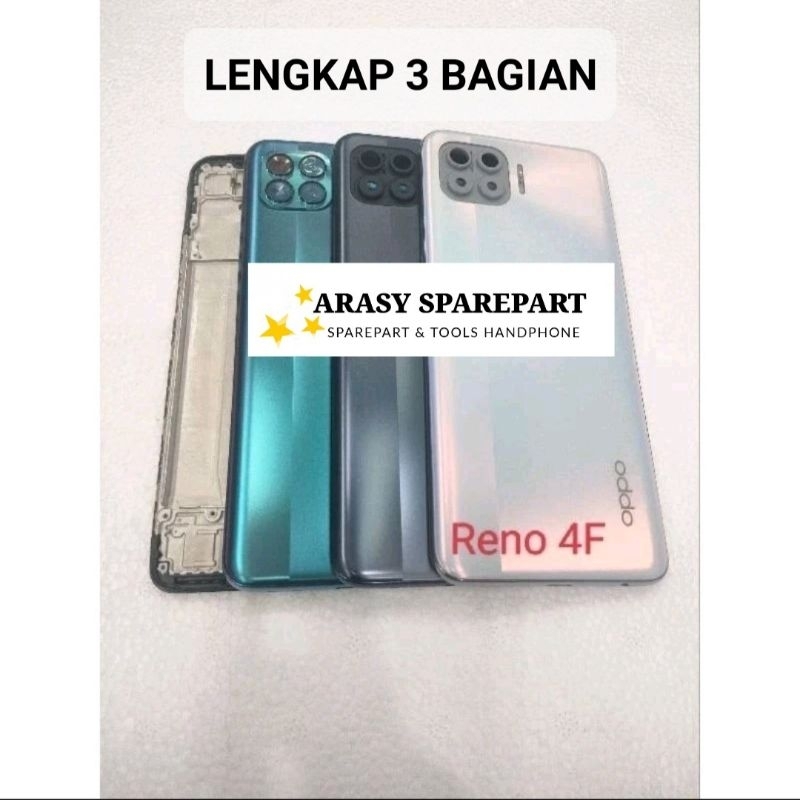 Jual Kesing Fullset Casing Fullset Oppo Reno 4f Lengkap 3 Bagian ...