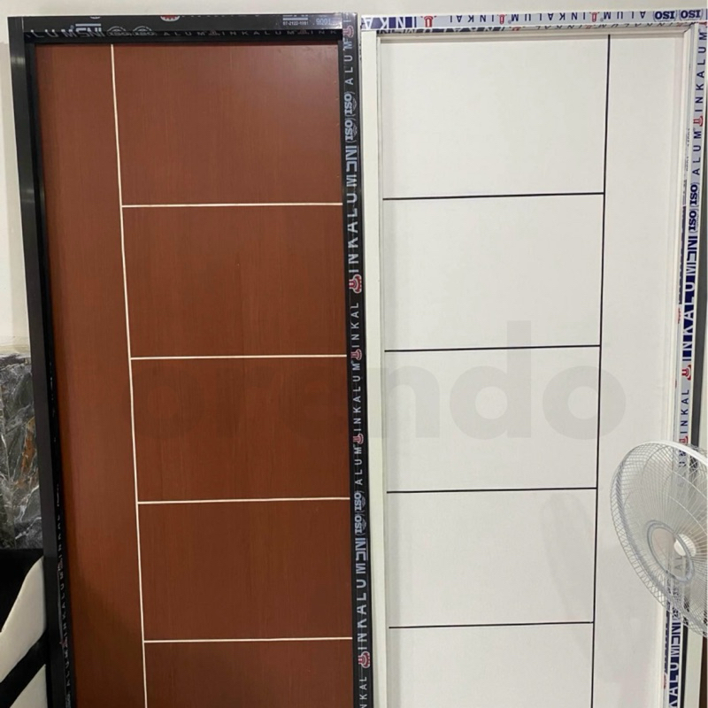 Jual SATU SET PINTU HDF/TRIPLEK DAN KUSEN ALMINI | PINTU KAMAR | PINTU ...