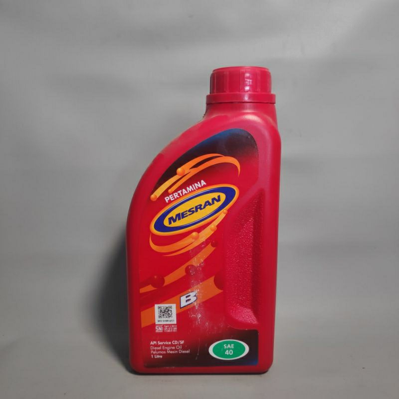 Jual Mesran B Diesel Engine Oil SAE 40 Pertamina 1 Liter | Shopee Indonesia