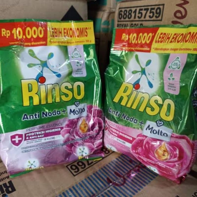 Jual RINSO BUBUK 380GR DETERGEN BUBUK | Shopee Indonesia