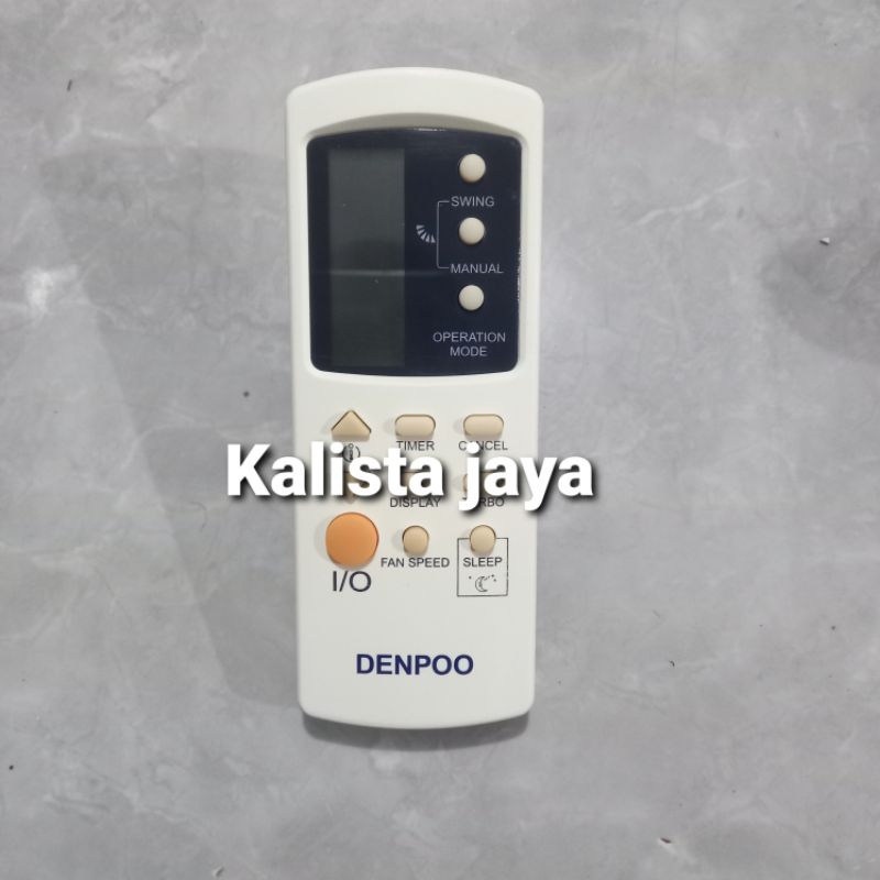 Jual REMOTE REMOT AC DENPOO UCHIDA POLYTRON ELBA CRYSTAL ORIGINAL ASLI ...