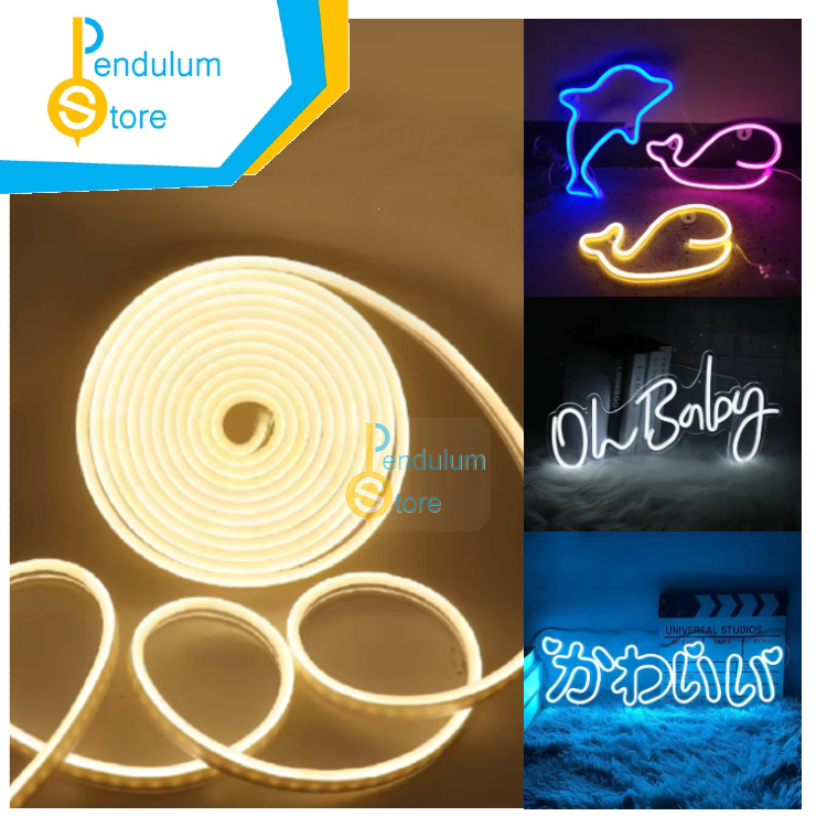 Jual Neon Flex LED Strip per Meter | Lampu Selang Fleksibel SMD Soft ...