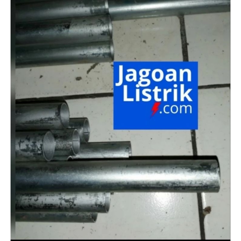 Jual Pipa Steel Conduit E19 3/4 inch Steel Pipe Besi E-19 Galvanis ...