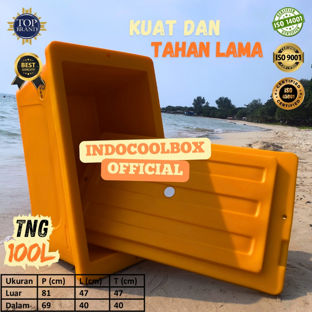 Jual Cooler Box Tanaga 100 Liter Termos Es Kotak Tempat Es Batu Daging ...