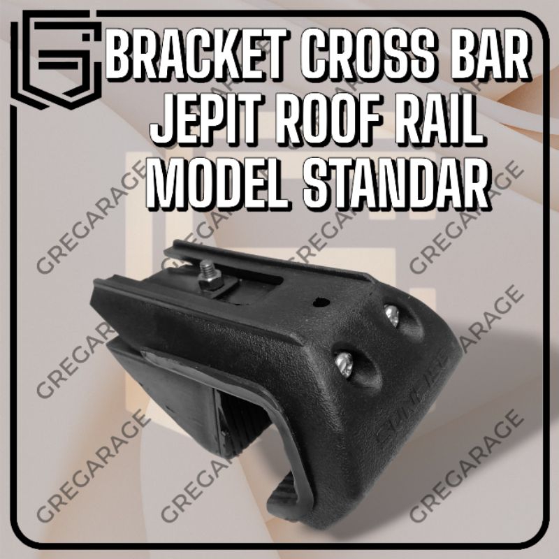 Jual Braket Dudukan Crossbar Kaki Jepit Roof Rail Standar - Cross Bar ...