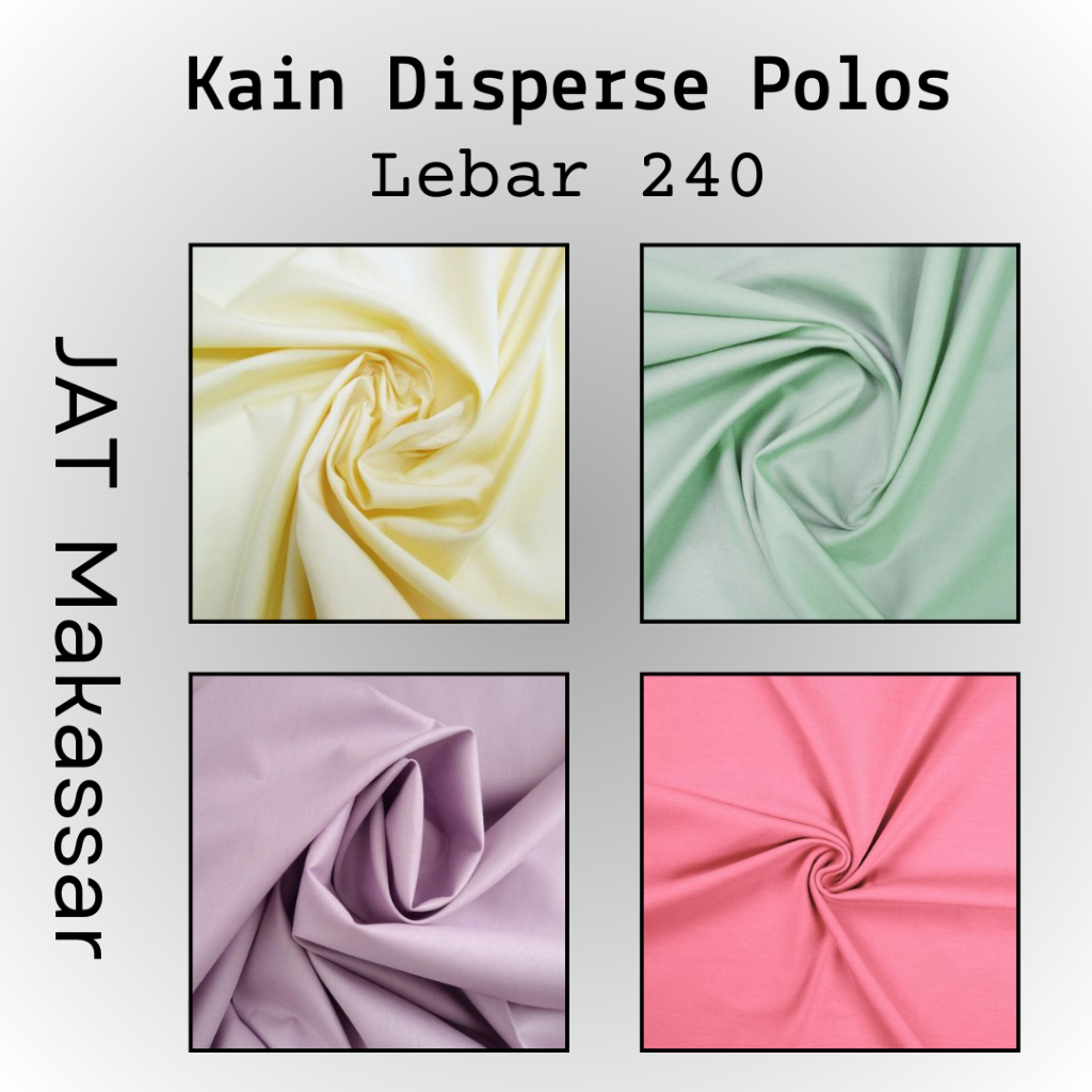 Jual KAIN KATUN DISPERSE MICROTEX / POLYMICRO / KAIN SPREI POLOS 100 ...