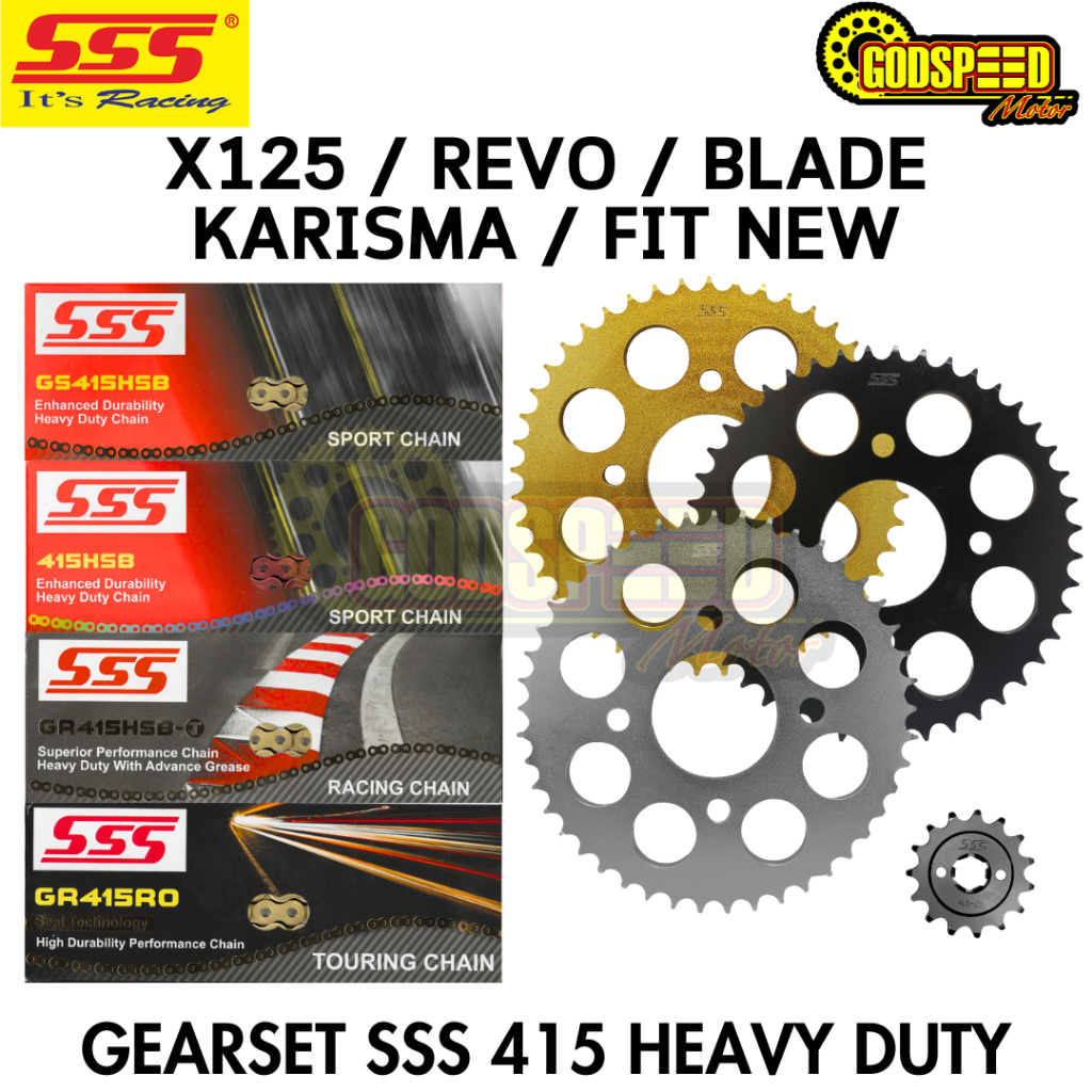Jual GEARSET / GIRSET / SSS SUPRA X125 / FIT NEW / KARISMA / REVO ...