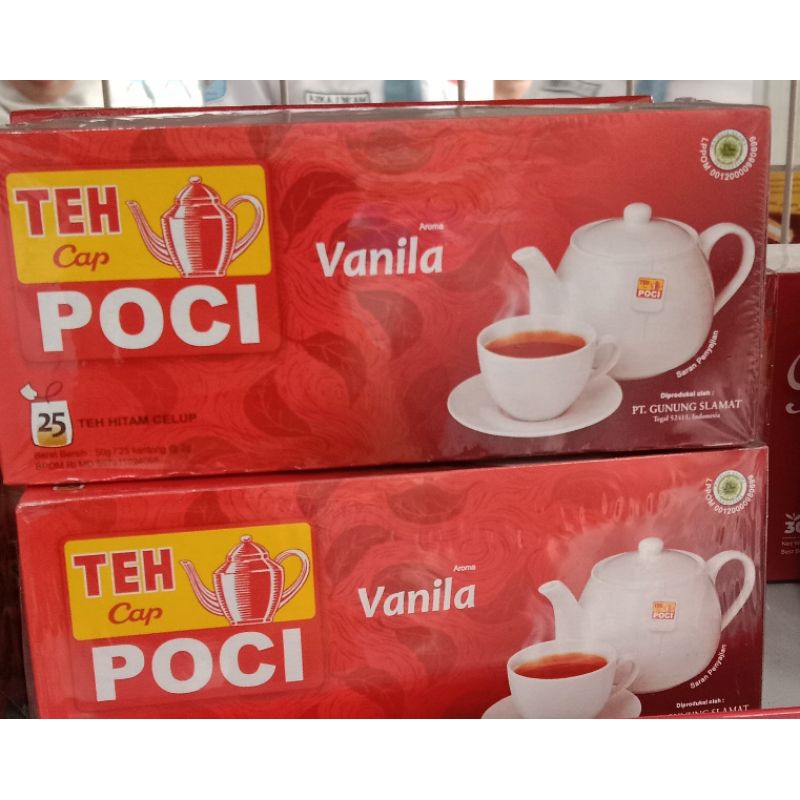 Jual Teh Celup Poci Vanila 1 box 25pc | Shopee Indonesia