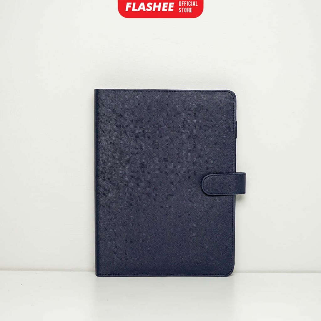 Jual Flashee Binder Polos Navy Night A5 Ring 20 Notebook Buku Agenda ...