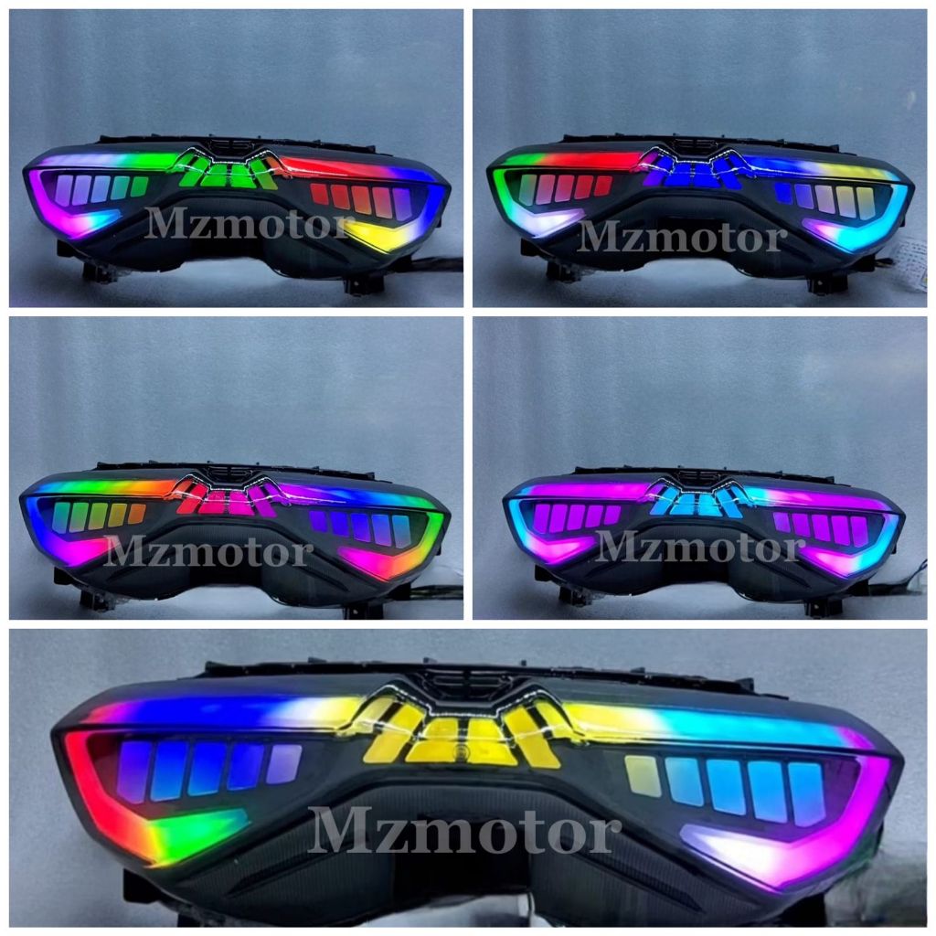Jual Lampu stoplamp belakang Nmax new RGB / Stop lamp nmax new 2020 RGB ...