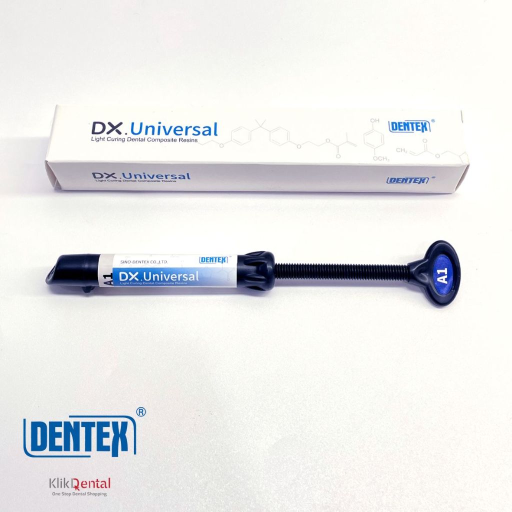 Jual KLIK DENTAL Composite Dentex Venner DX Universal Komposit Composit Nano Hybrid Original A1 ...