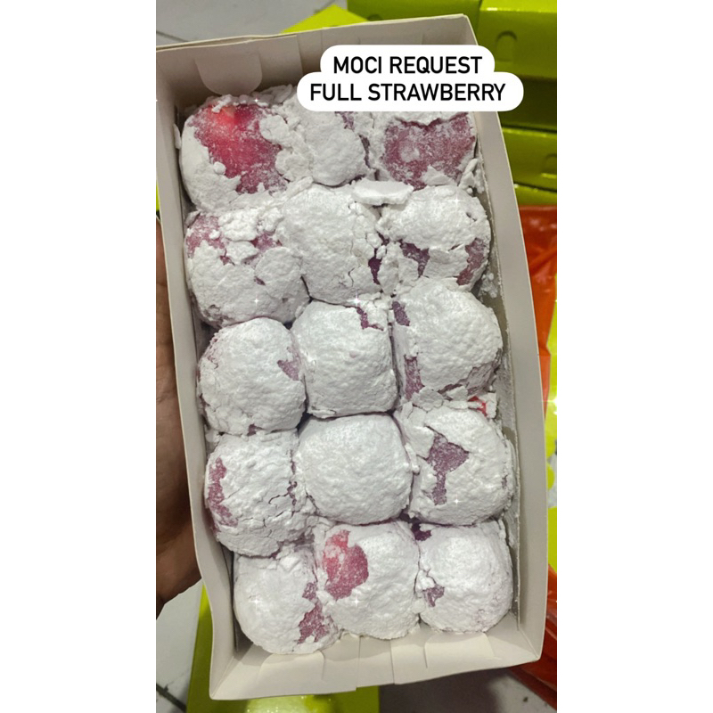 Jual MOCI REQUEST STRAWBERRY | Shopee Indonesia