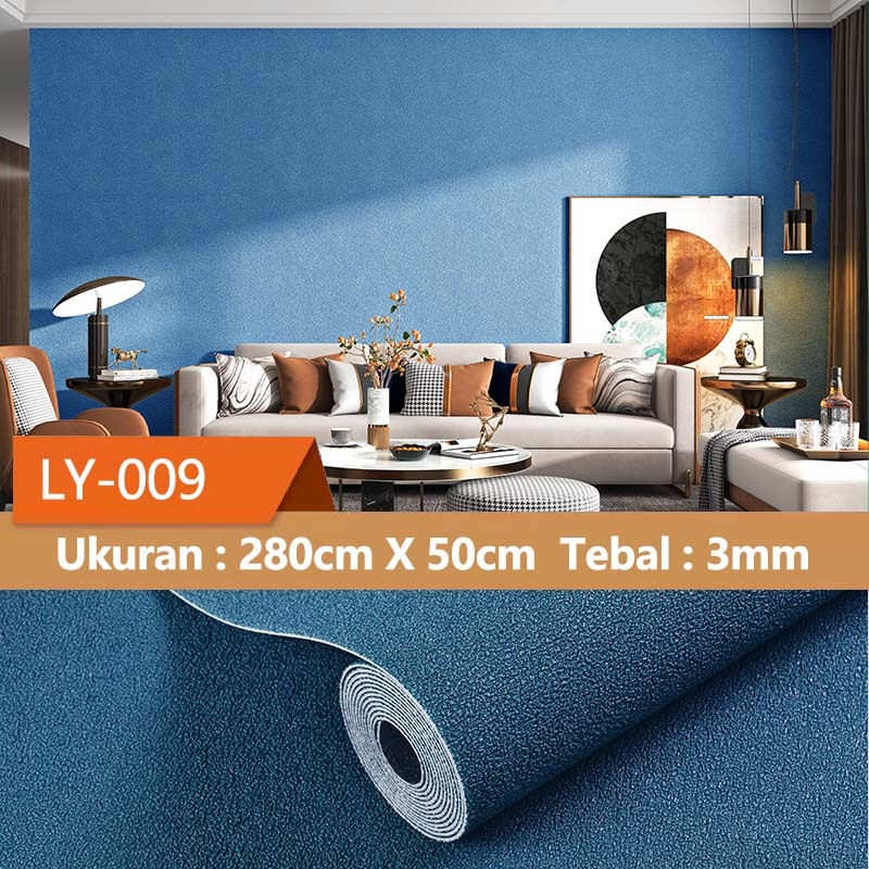 Jual Wallpaper Linen Roll Wallpaper Dinding stiker Dekorasi Kamar ...
