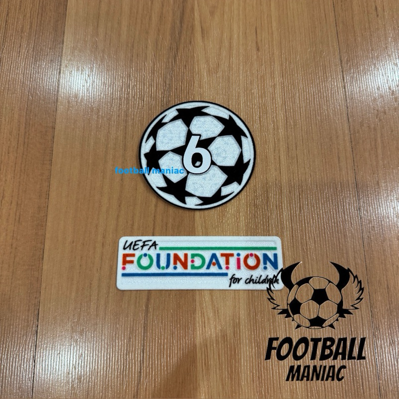 Jual Patch Original Champions League Starball 6 + Foundation 2024/2025 ...