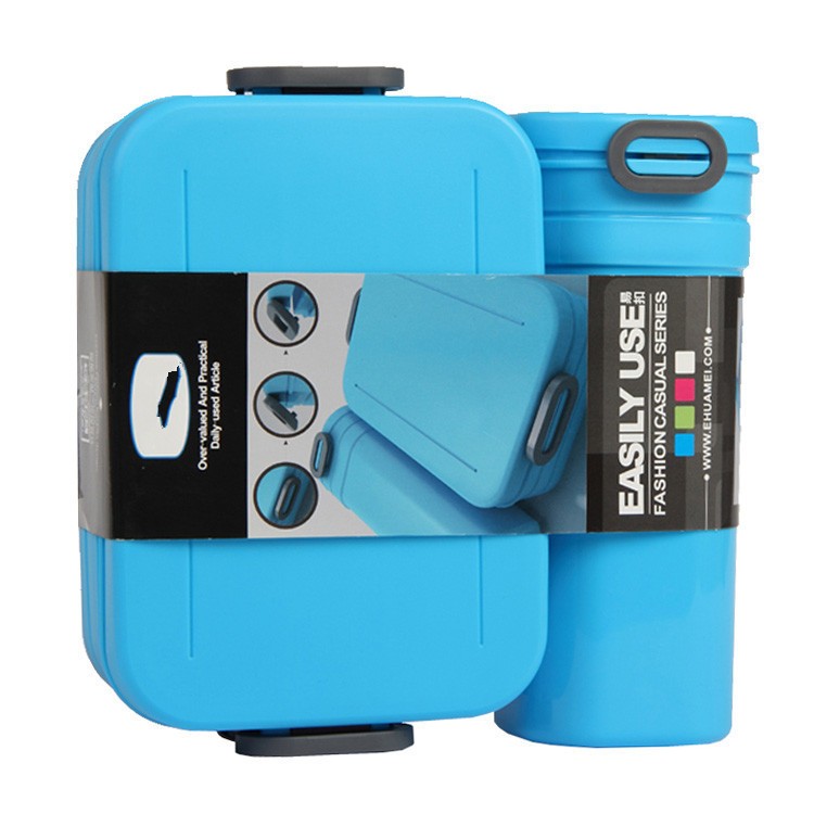 Jual KOTAK MAKAN / TEMPAT MAKAN BENTO LUNCHBOX 5 SKAT BPA FREE USELY ...