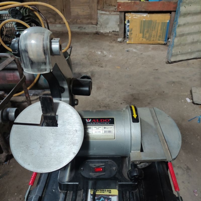Jual mesin amplas belt & disc sander Aldo 493 second | Shopee Indonesia