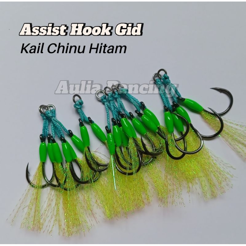 Jual Assist Hook Metal Jig Kassuka Assist Hook twin Assist kail Chinu ...