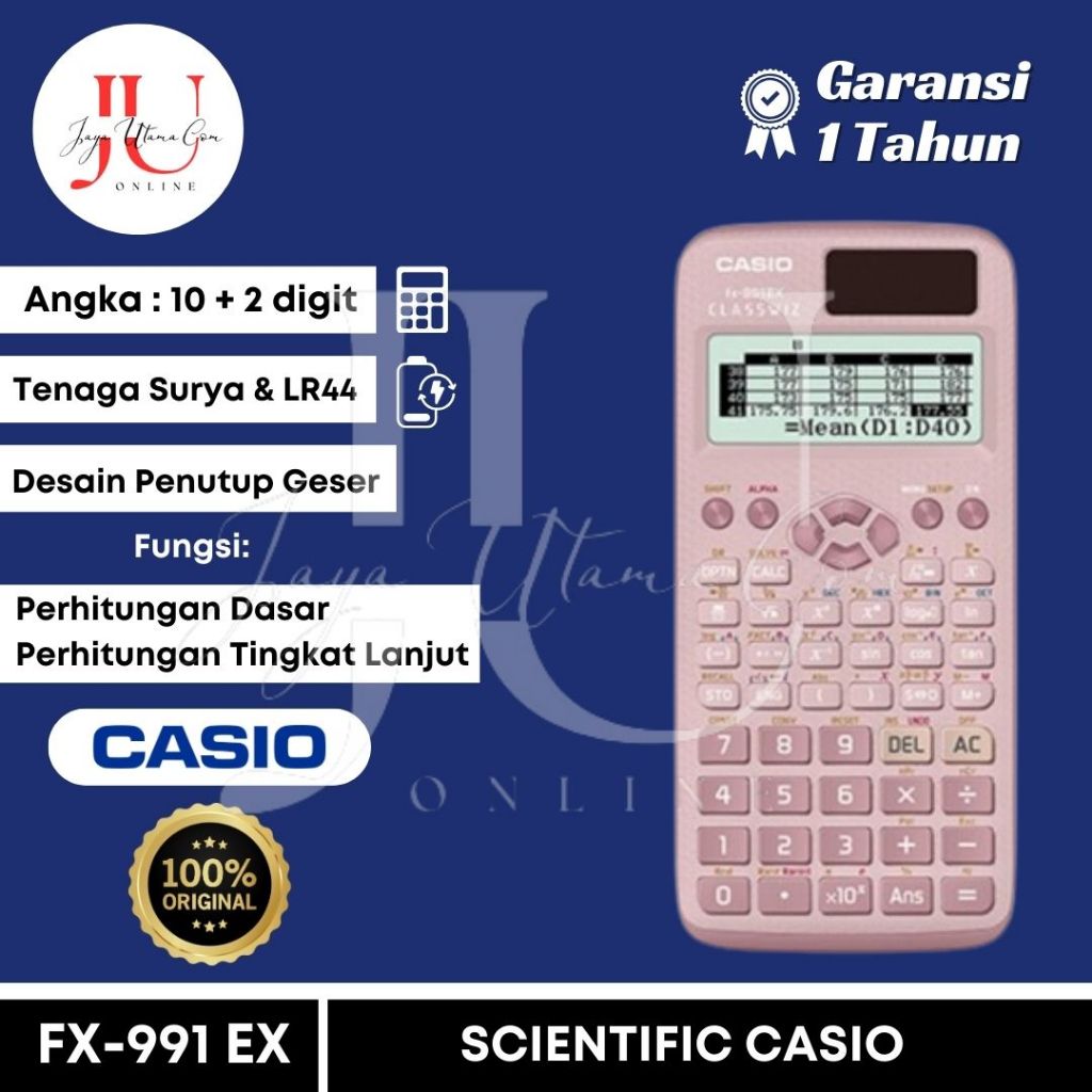 Jual Kalkulator Scientific Casio FX-991EX / FX-991CW Kalkulator Ilmiah ...