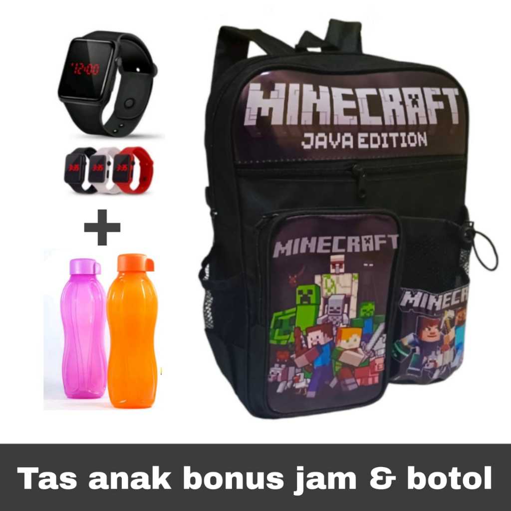 Jual tas anak gaming minecraft - tas sekolah sd anak laki-laki | Shopee ...