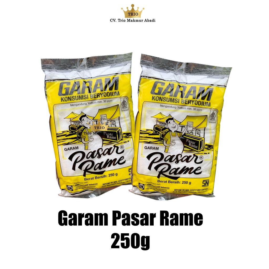 Jual Garam Pasar Rame 250g | Shopee Indonesia
