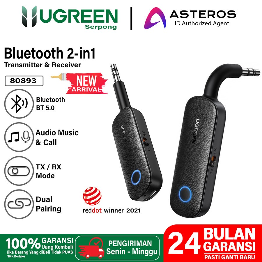 Jual Ugreen Bluetooth 5.0 Receiver Transmitter - Ugreen Bluetooth 5.0 ...