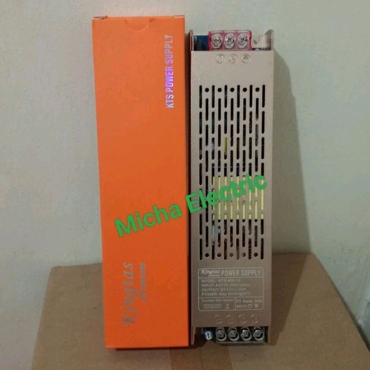 Jual Kingtas Power Supply Slim 12V 33,3A 400W Indoor / Trafo Adaptor ...