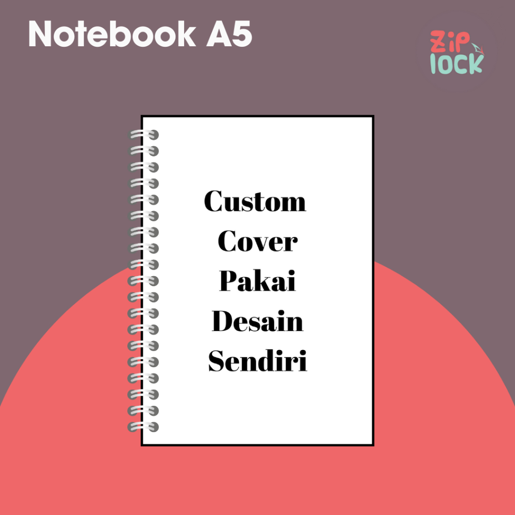 Jual Notebook Spiral Blocknote spiral Custom Cover A5 | Shopee Indonesia