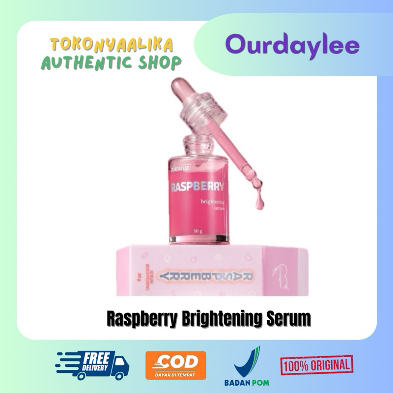 Jual OURDAYLEE Raspberry Brightening Serum [READY SIAP KIRIM HARI INI ...