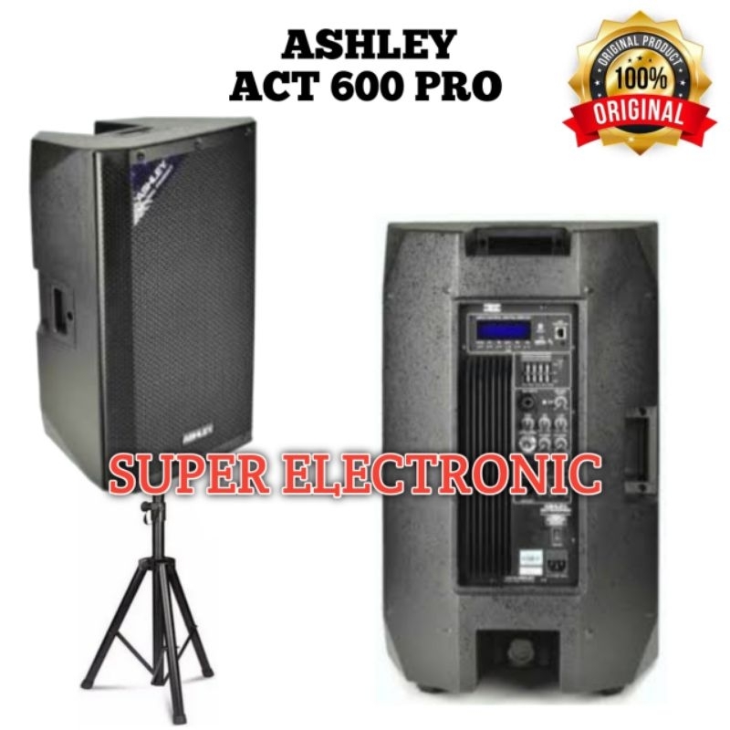 Jual Speaker Aktif Ashley Act600pro Original Speaker aktif 15inch Garansi resmi | Shopee Indonesia