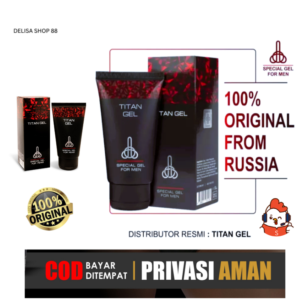 Jual TITAN GEL ORIGINAL - hologram original - ada label dalam kemasan ...
