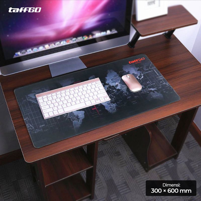 Jual TaffGO Gaming Mouse Pad Motif Peta Dunia Desk Mat 300x600x2mm ...
