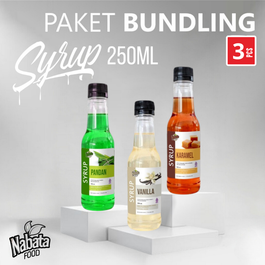 Jual Paket Bundling Spesial Sirup | Syrup Nabata 250ml 3 varian rasa ...