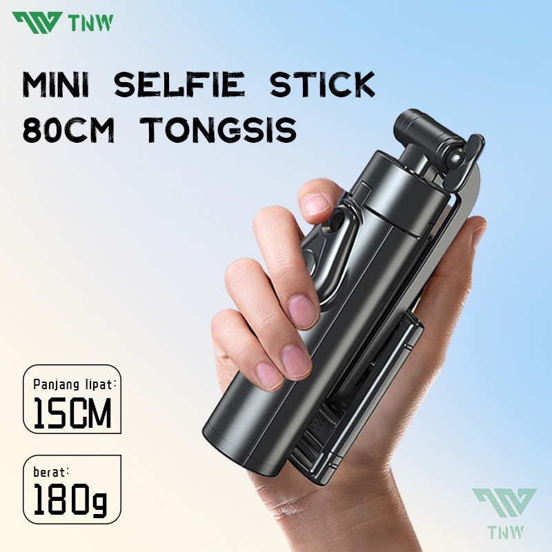 Jual Tnw T08 80cm Tongsis Bluetooth Selfie Stick Tripod Mini Selfie