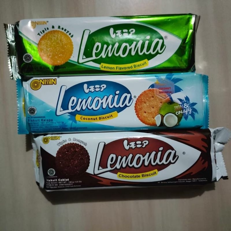 Jual biskuit lemonia cookies Nissin 130gr | Shopee Indonesia