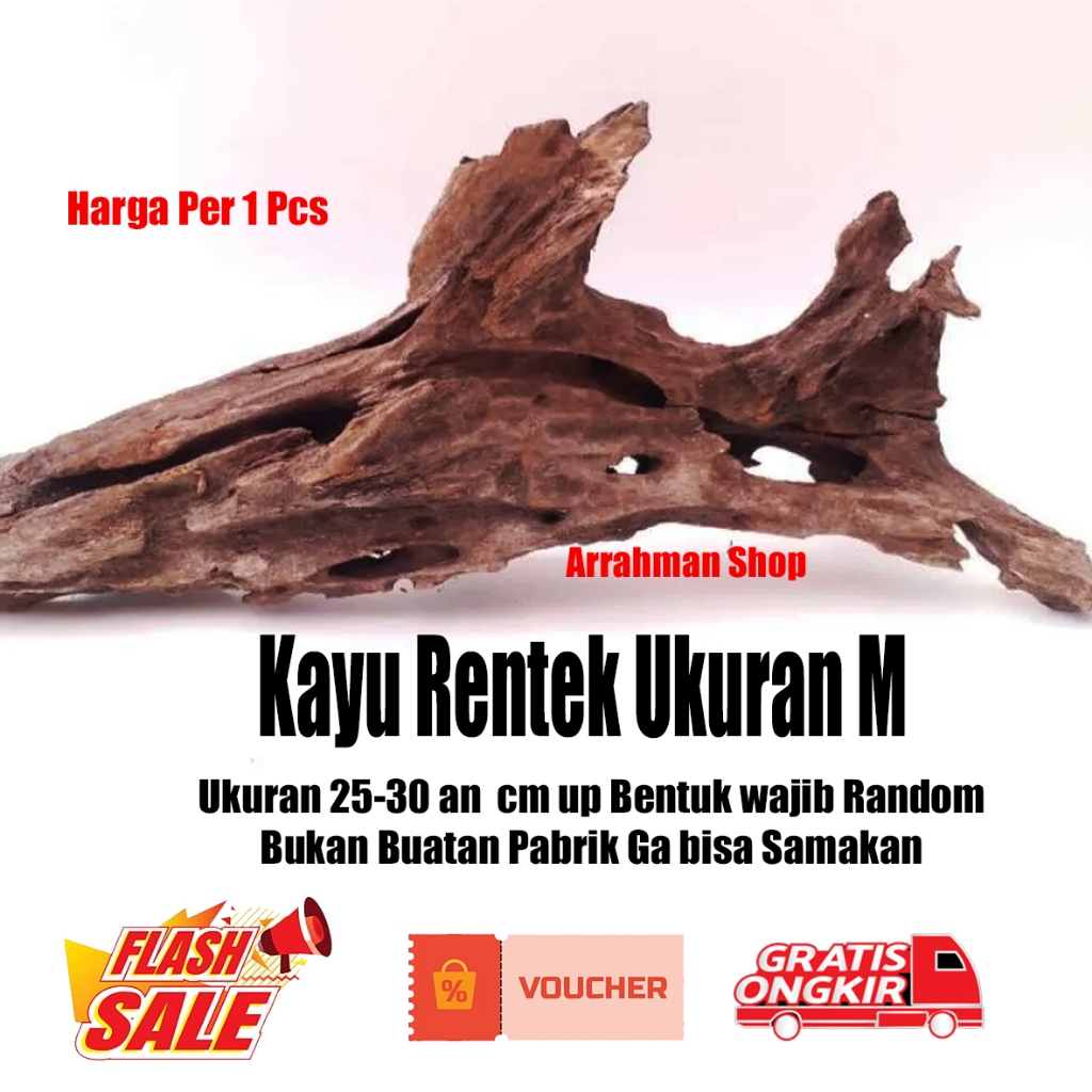 Jual Kayu Rentek - Rentek Wood Size M Aquascape Aquarium dekorasi ...