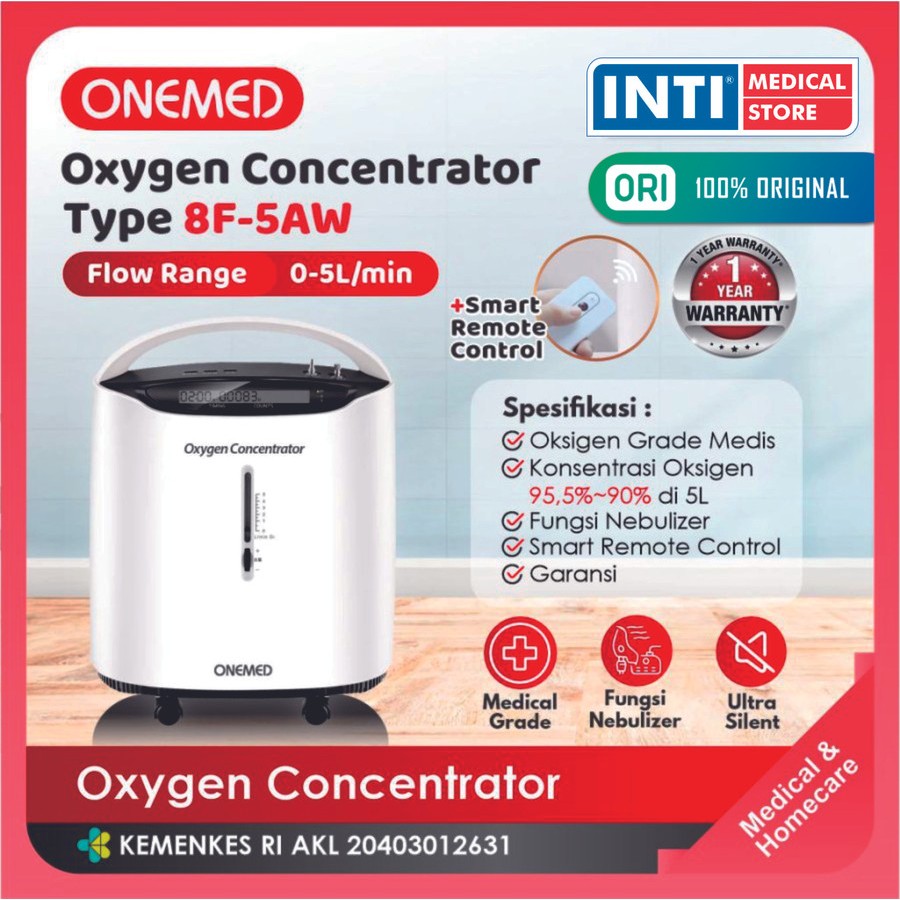 Jual Onemed | Oxygen Concentrator 5 Liter | Tabung Oksigen Elektrik ...