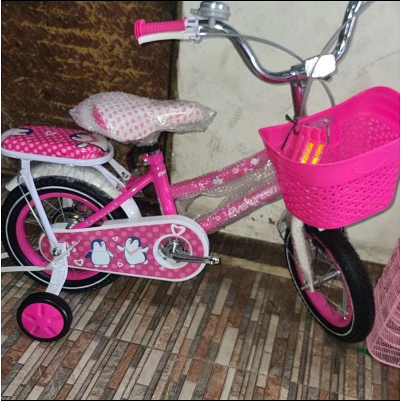 Jual Sepeda Mini Anak Perempuan Evergreen Penguin Ukuran 16 Inch ...