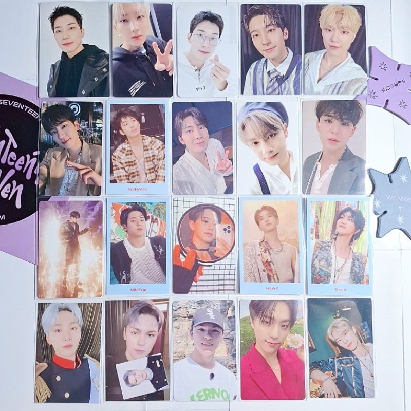 Jual PHOTOCARD WONWOO MINGYU JEONGHAN JUN DINO JOSHUA SEUNGKWAN HOSHI SEVENTEEN | Shopee Indonesia