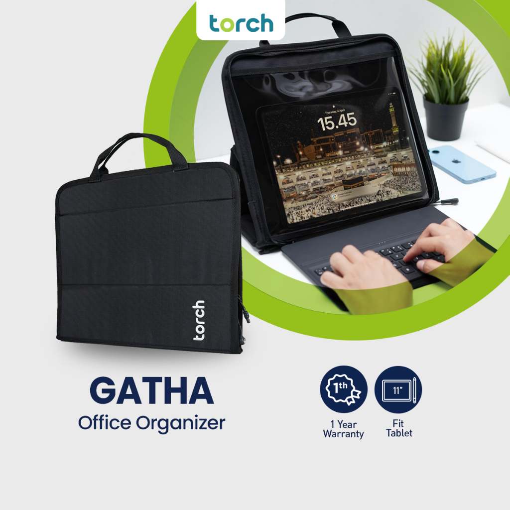 Jual Torch Gatha Office Organizer Tas Ipad Stand Tablet Case Water ...
