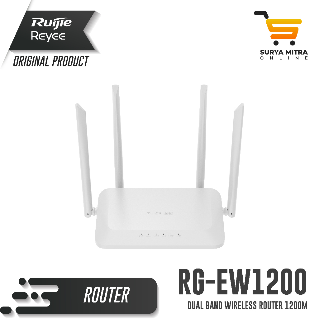 Jual Ruijie Reyee Wireless Router RG-EW1200 1200Mbps 2 Band | Shopee Indonesia