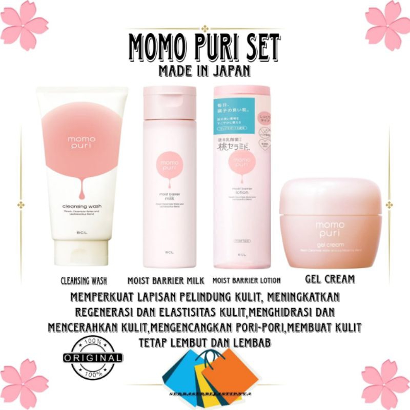 Jual READY!! BCL MOMOPURI SKINCARE SKIN BARRIER MOISTURE PELEMBAB ...