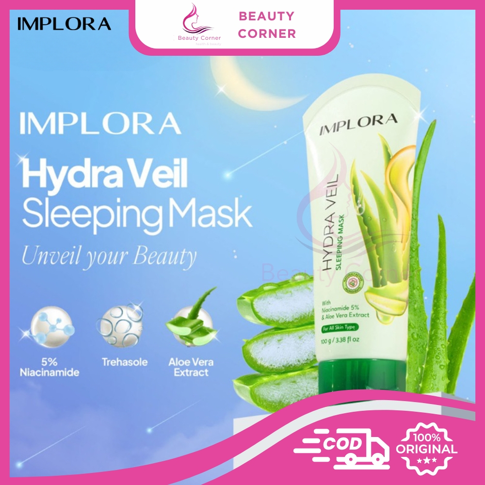 Jual Implora Hydra Veil Sleeping Mask - 100gr | Shopee Indonesia