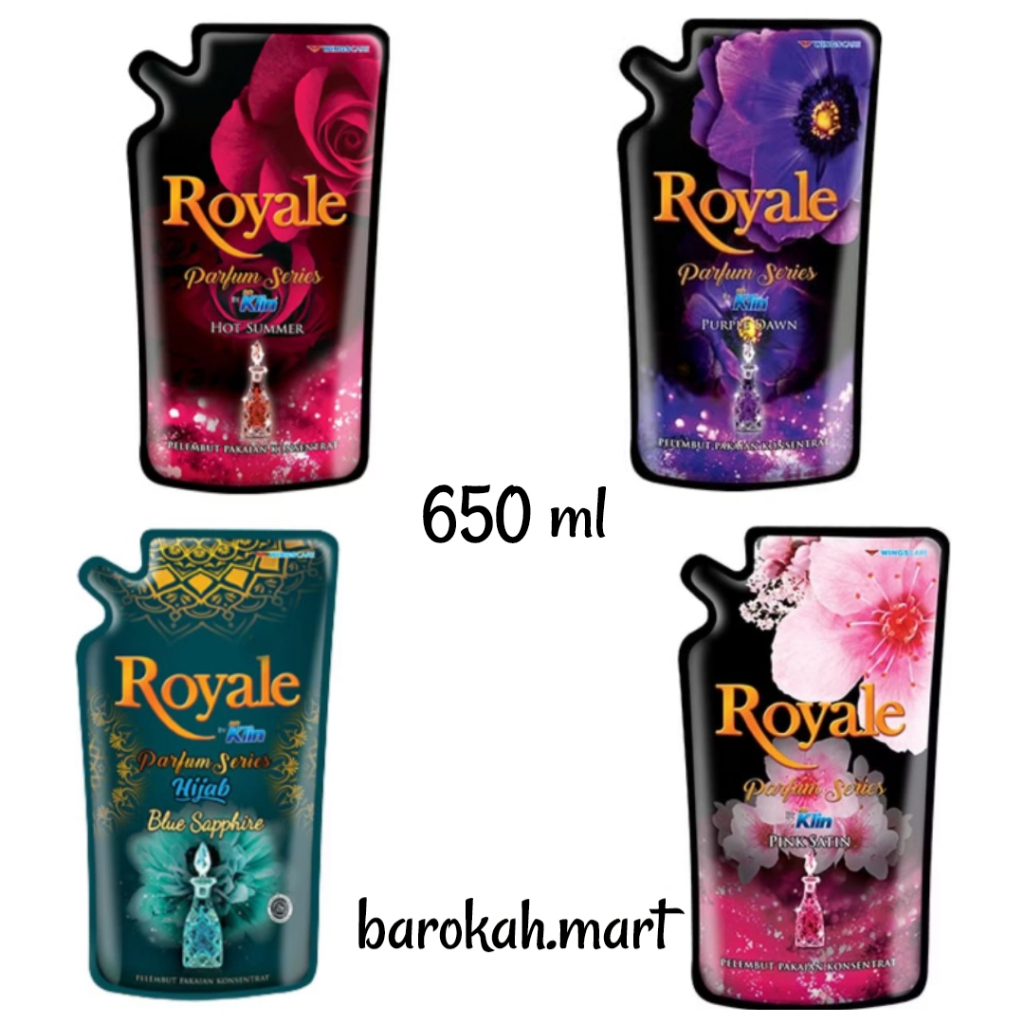 Jual Soklin Royale Softener Black Velvet, Hot Summer, Purple Dawn, Pink ...