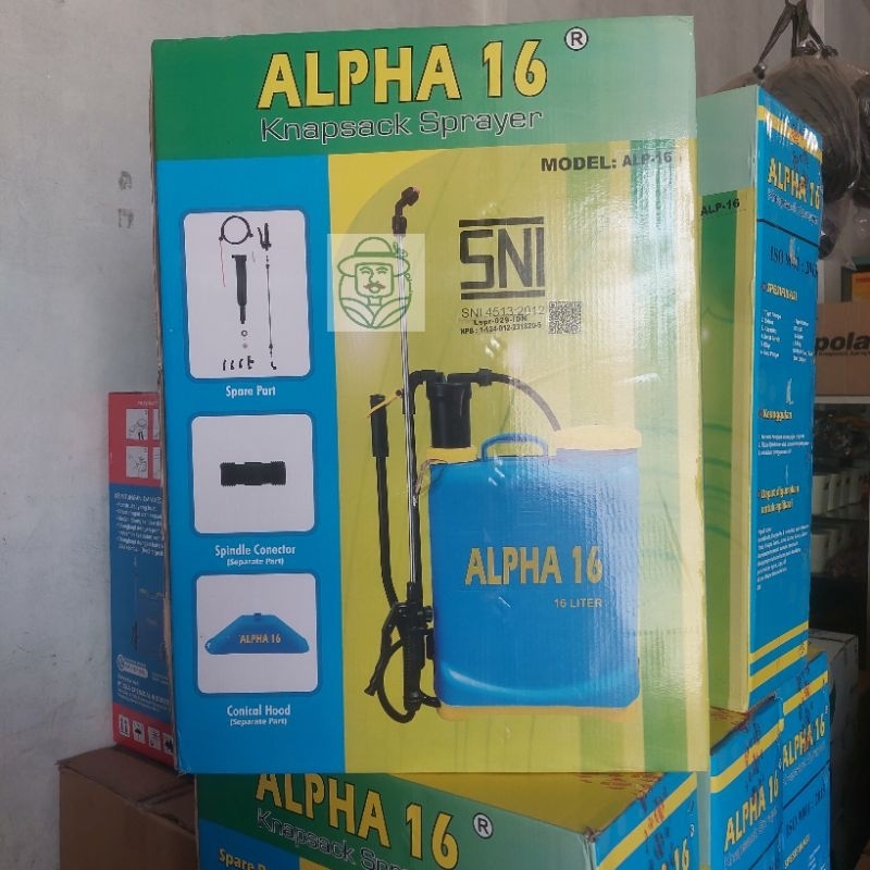 Jual Tangki Sprayer Alpha 16 Liter Tersedia Manual dan Aki Alat Semprot Pertanian Perkebunan ...