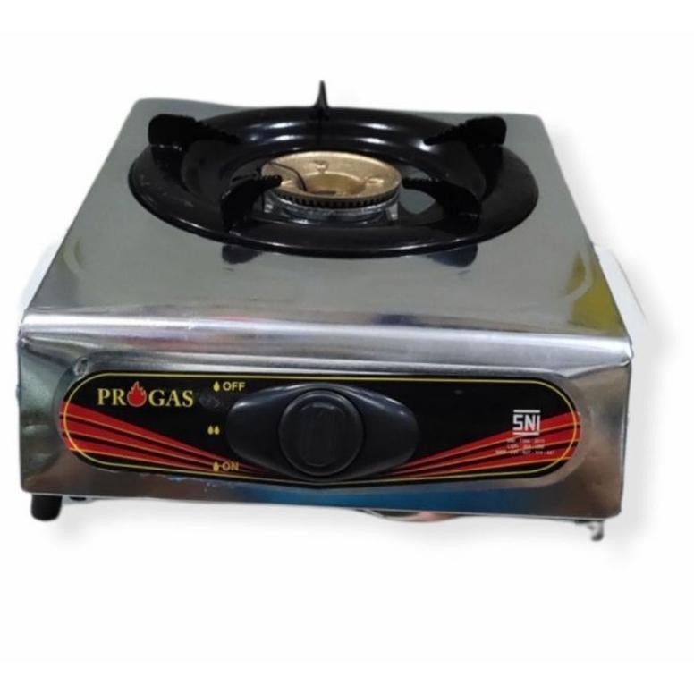 Jual KOMPOR GAS PROGAS 169 SS / KOMPOR GAS 1 TUNGKU STAINLESS / PROGAS ...