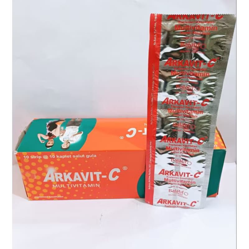 Jual Arkavit C 10 kaplet | Multivitamin dan Mineral | Shopee Indonesia