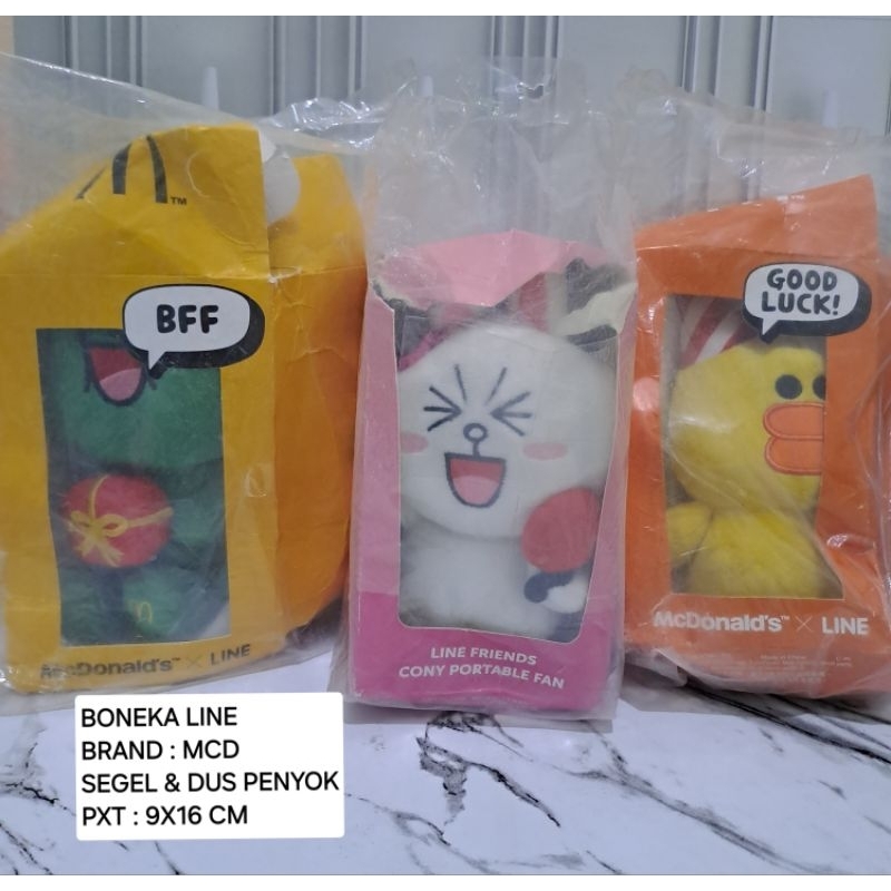 Jual BONEKA LINE SALLY CONY LEONARD MCD | Shopee Indonesia