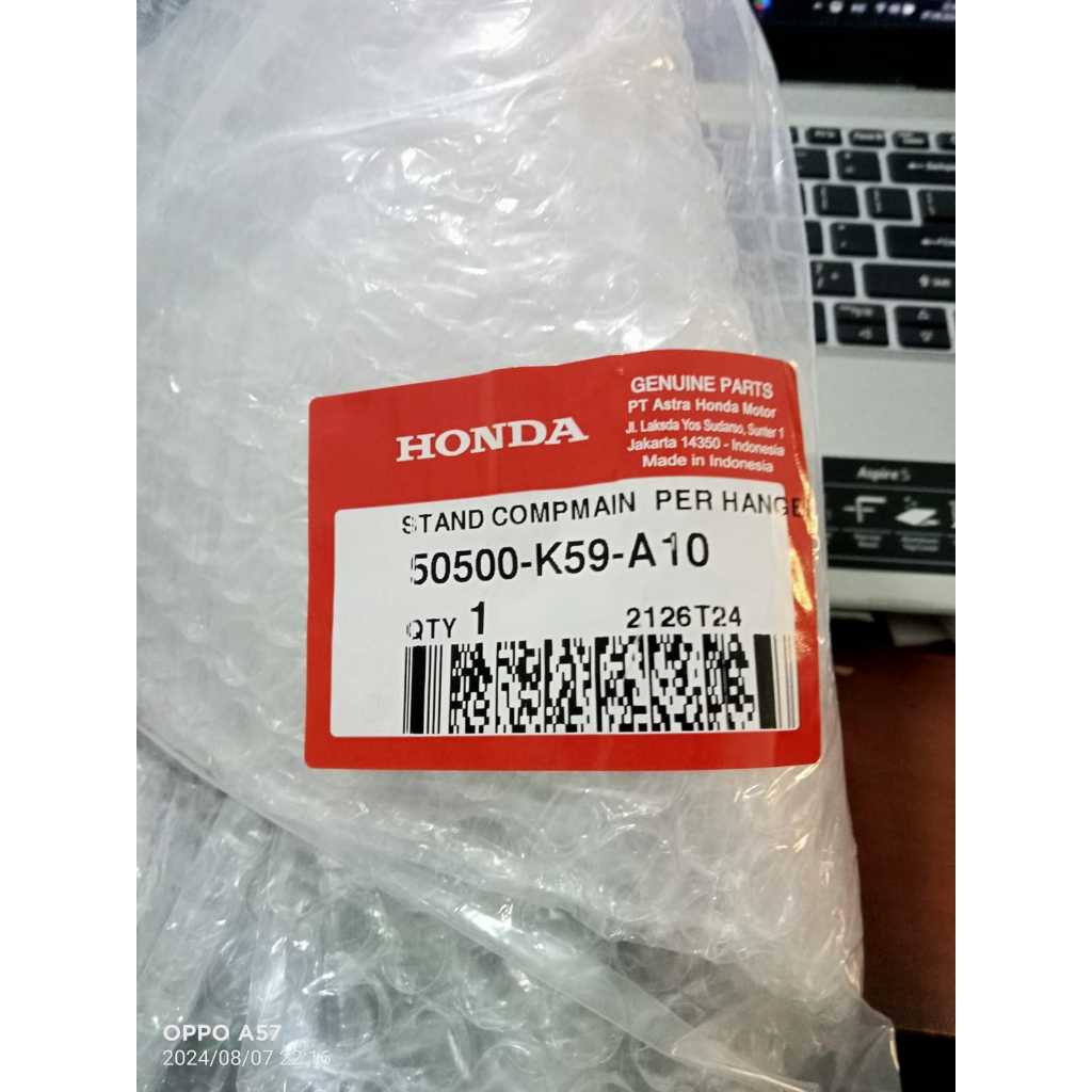Jual (AHM) Standar Tengah K59 Vario 125 eSP Original Honda Genuine ...